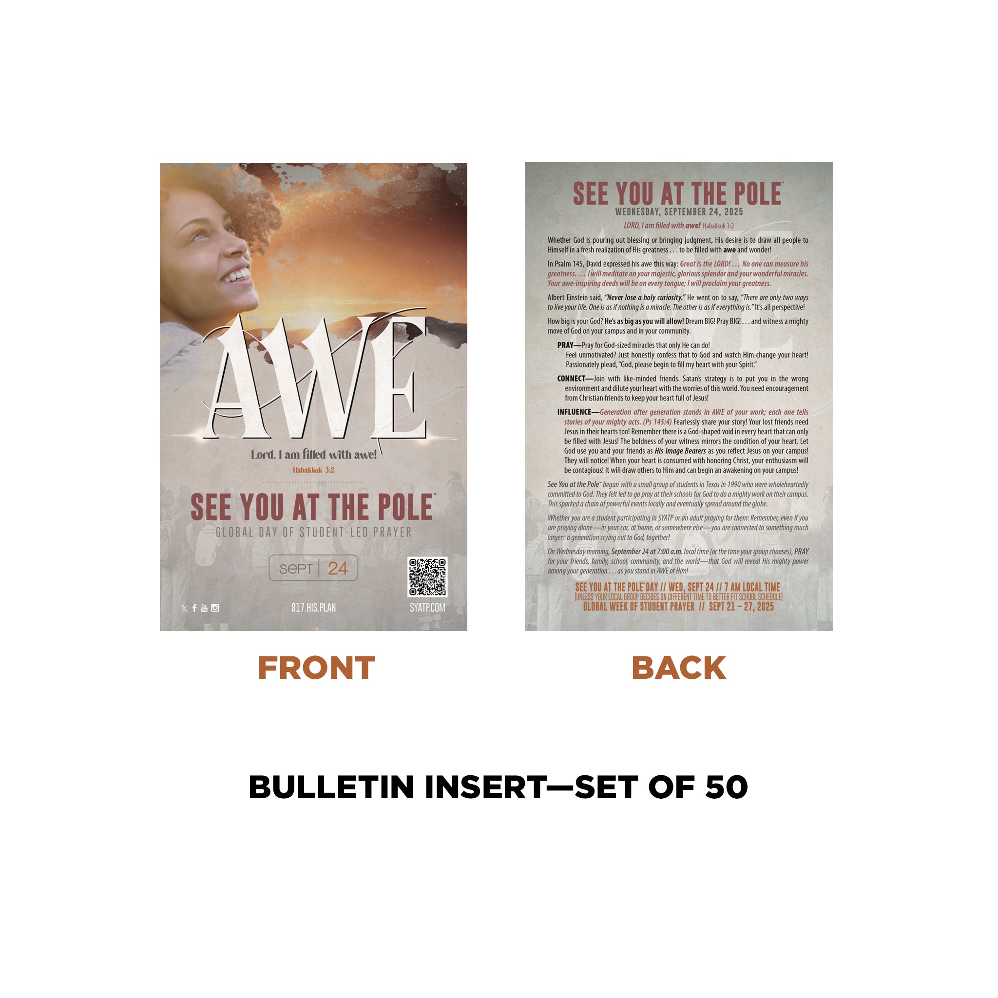 Bulletin Insert/Flyer (set of 50)